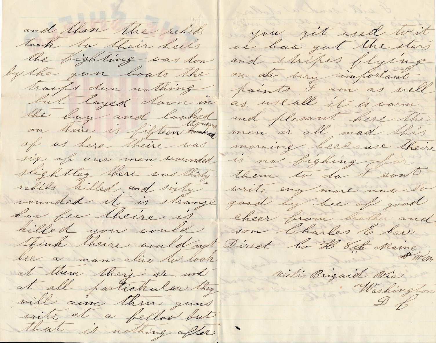 Charles Carr Killed in Action Civil War Letters and plaque | MA Antique ...