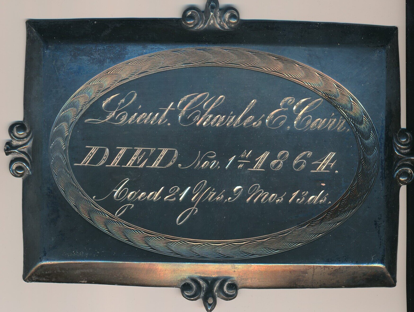 Charles Carr Killed in Action Civil War Letters and plaque | MA Antique ...