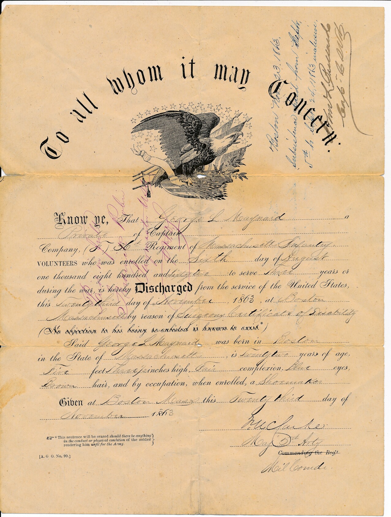 George Maynard Civil War letters 5 | MA Antique Auctions & Estate ...